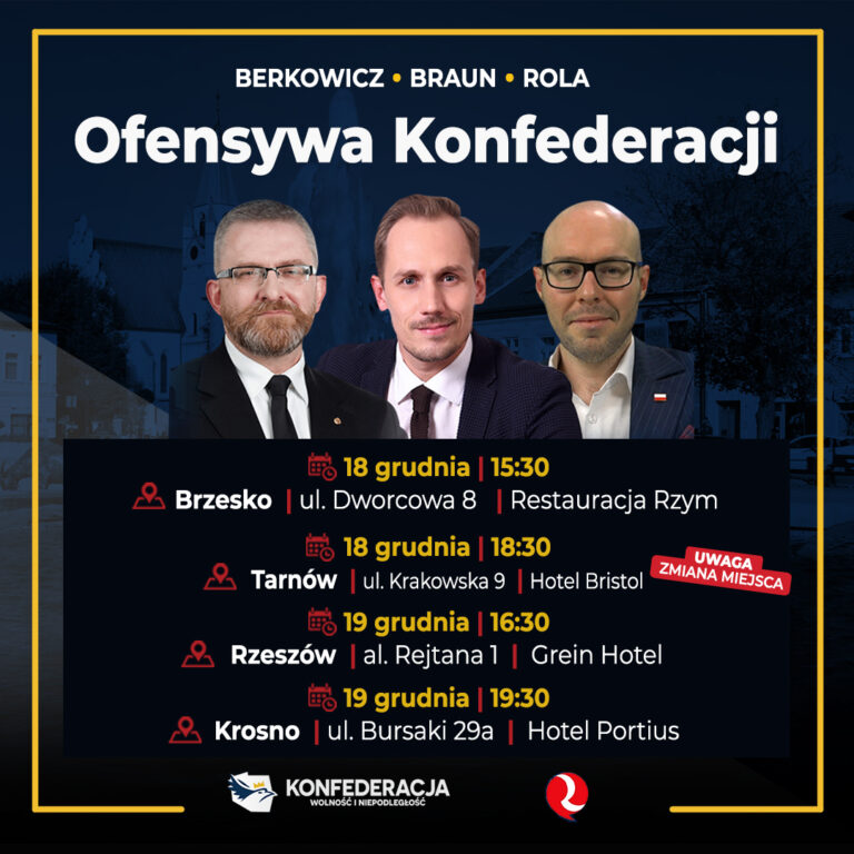Wydarzenia – Konfederacja Korony Polskiej