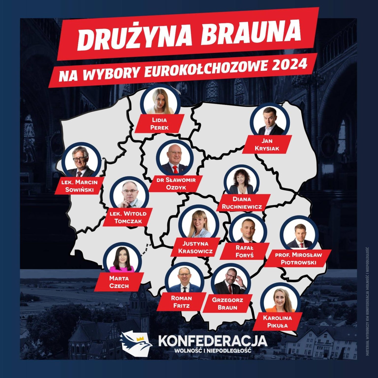 DRUŻYNA BRAUNA NA WYBORY EUROKOŁCHOZOWE – Konfederacja Korony Polskiej